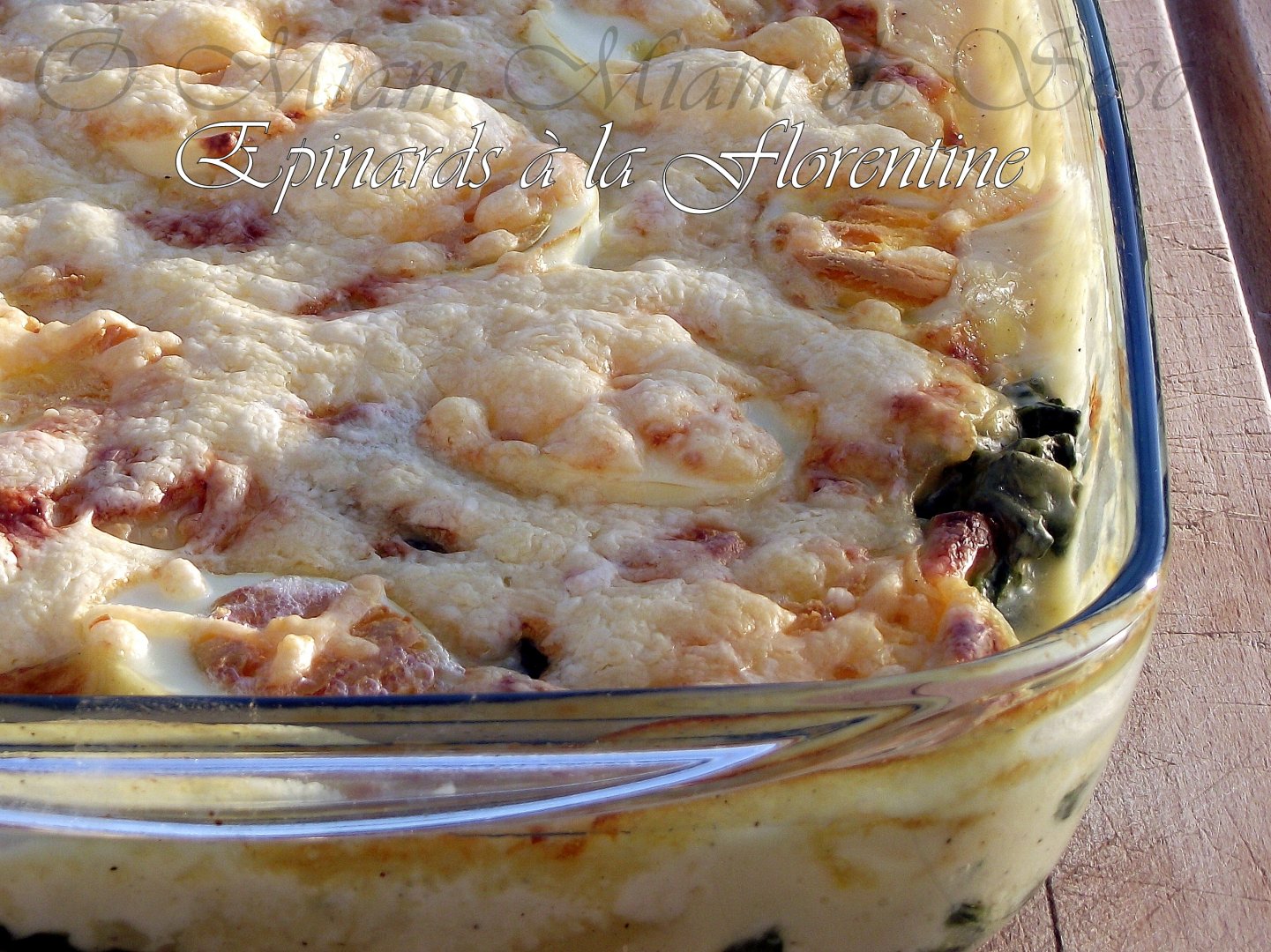 Recette d'épinards à la florentine savoureuse