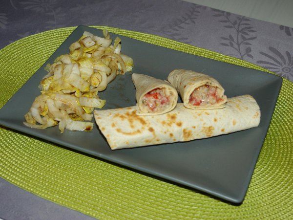 Fajitas d'orge perle et ricotta - Recette Ptitchef