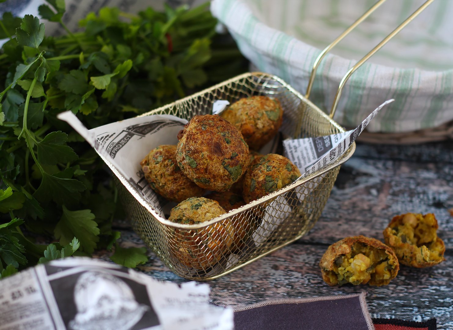 Recette de falafels croustillants à l'air fryer
