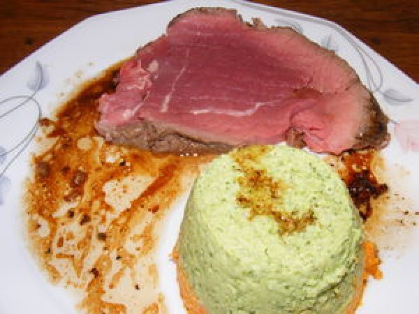 recette de filet de charolais, flan de légumes