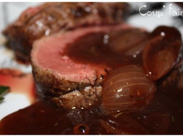 Recette de filet de cheval et sauce aux échalotes
