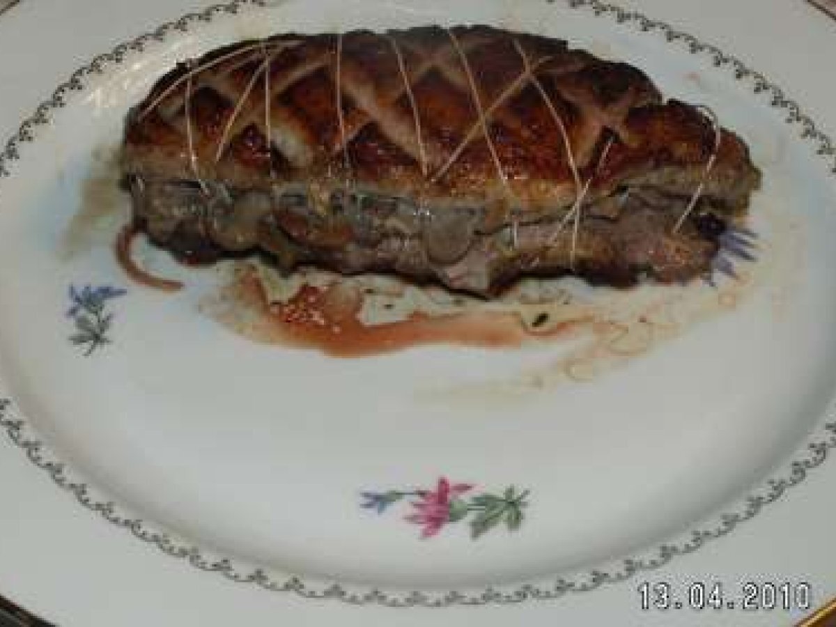 Recette de filet de magret de canard farci aux champignons