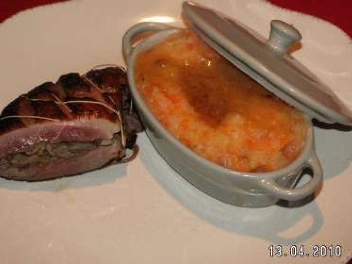 Recette de filet de magret de canard farci aux champignons