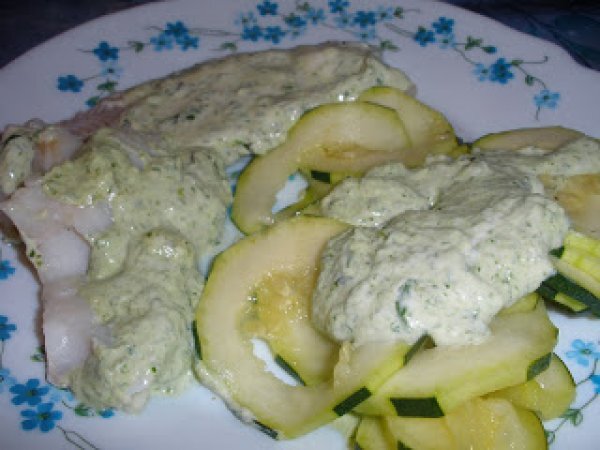 Recette de merlan à la sauce sublime (varoma thermomix)