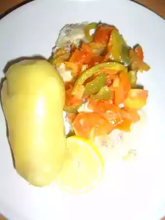 Recette de filet de poisson façon basquaise express