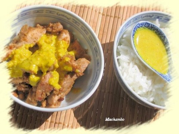 Recette de filet de porc à la sauce satay