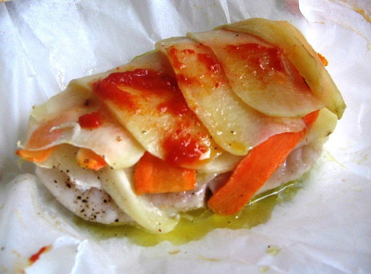 Recette de filet de rascasse en papillote