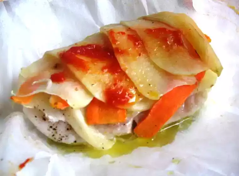 Recette de filet de rascasse en papillote