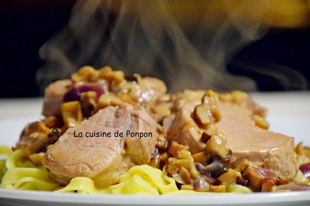 Filet mignon aux champignons des bois - Les Recette de A à Z