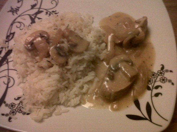 Recette filet mignon champignons-moutarde