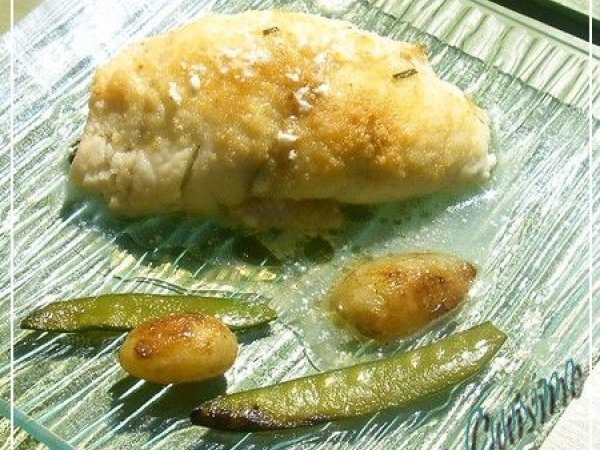Recette de filets de carrelet farcis au fromage blanc