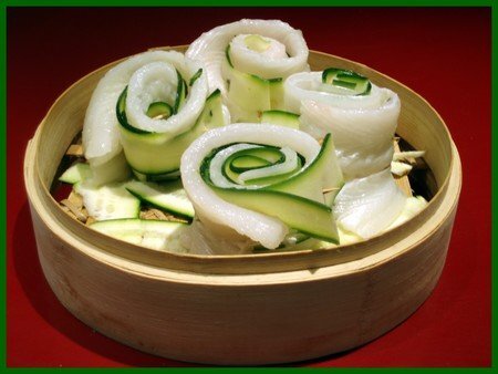 Recette de filets de sabre aux courgettes vapeur