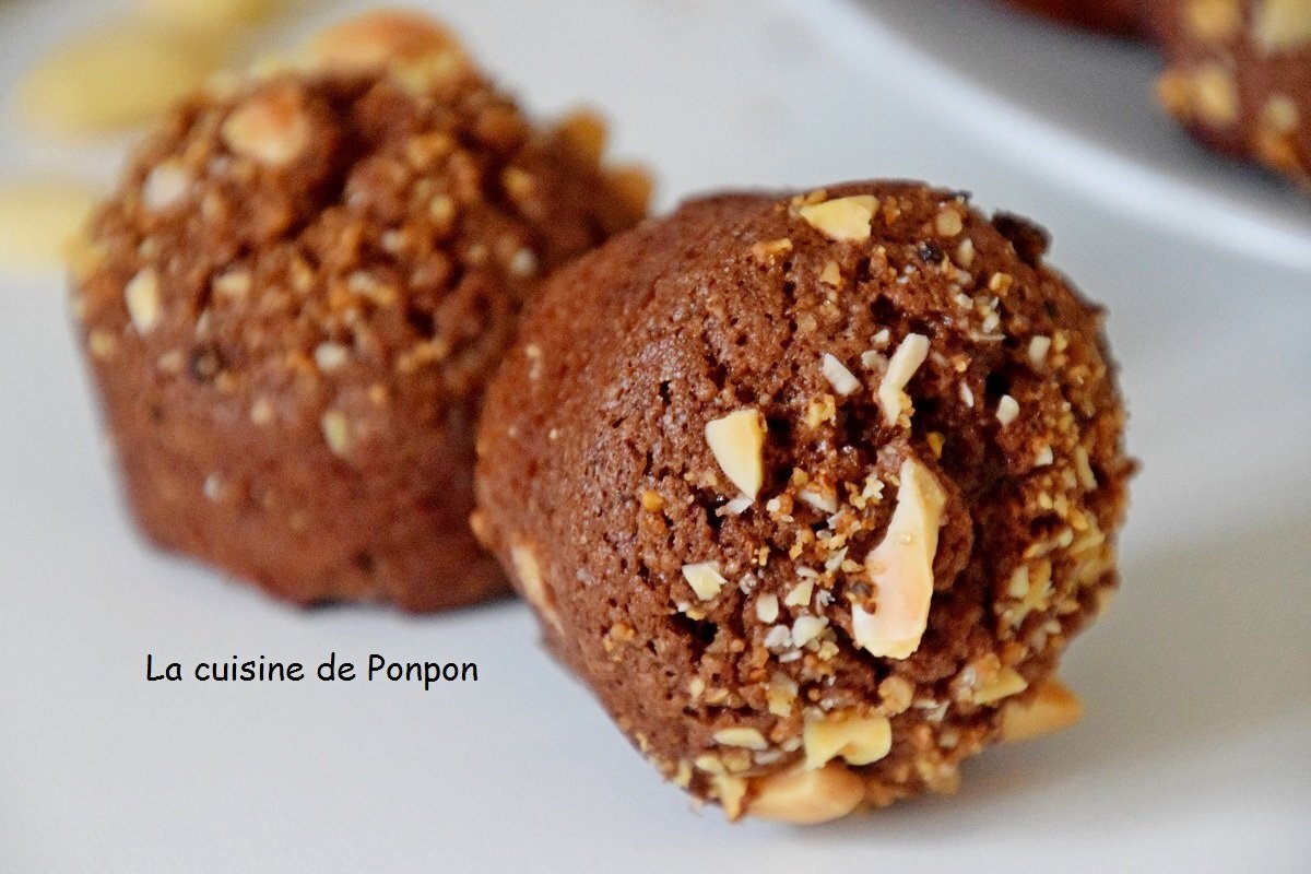 Recette financier chocolat, amande et praliné