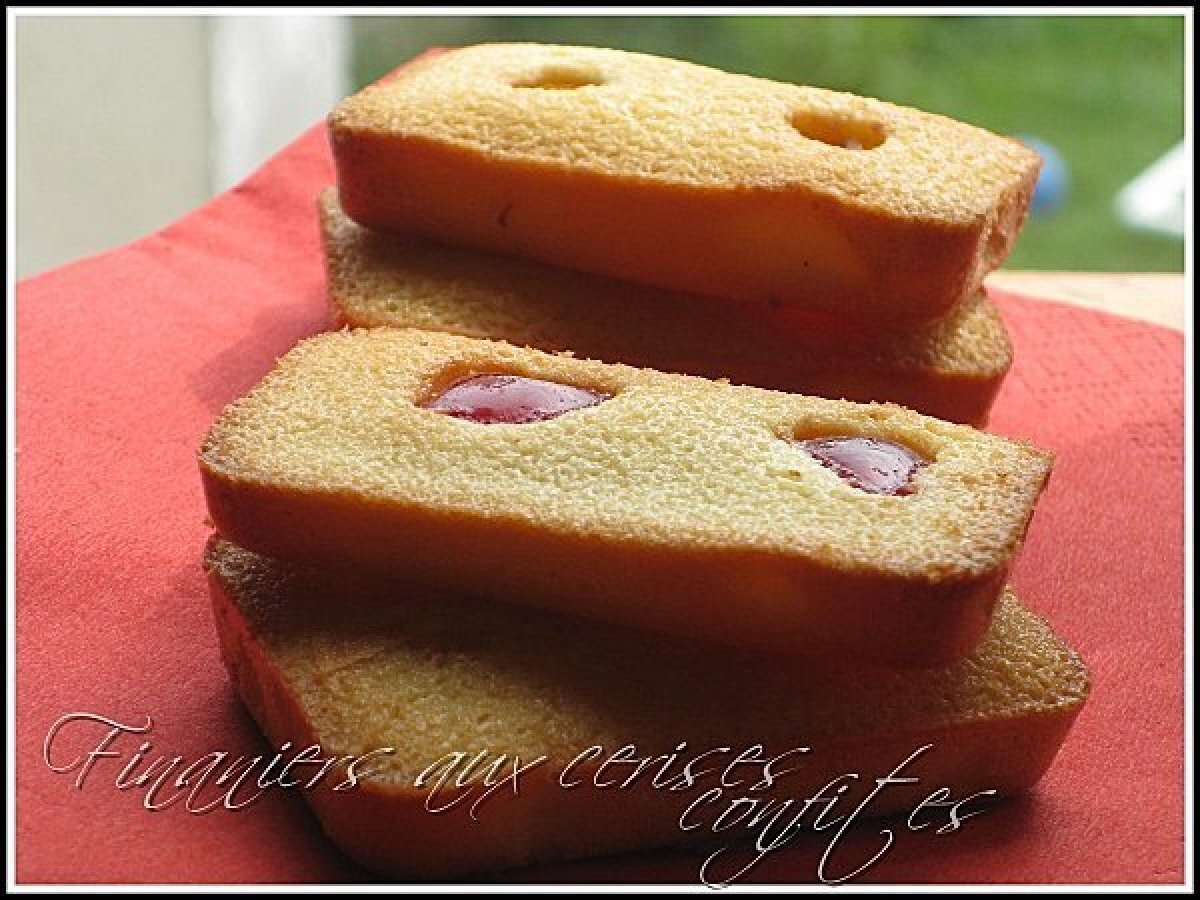 Recette de financiers à la cerise confite