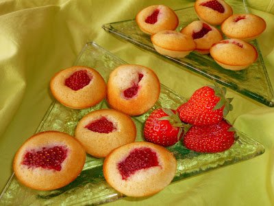 Recette financiers fraises (3pp pour 2 financiers)