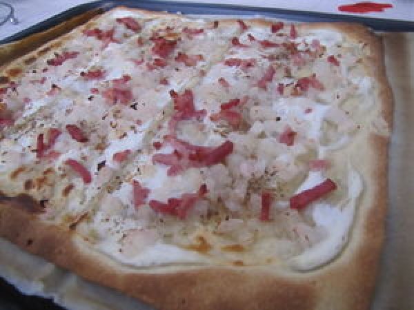 Recette de flamenkuch alsacien délicieuse à partager