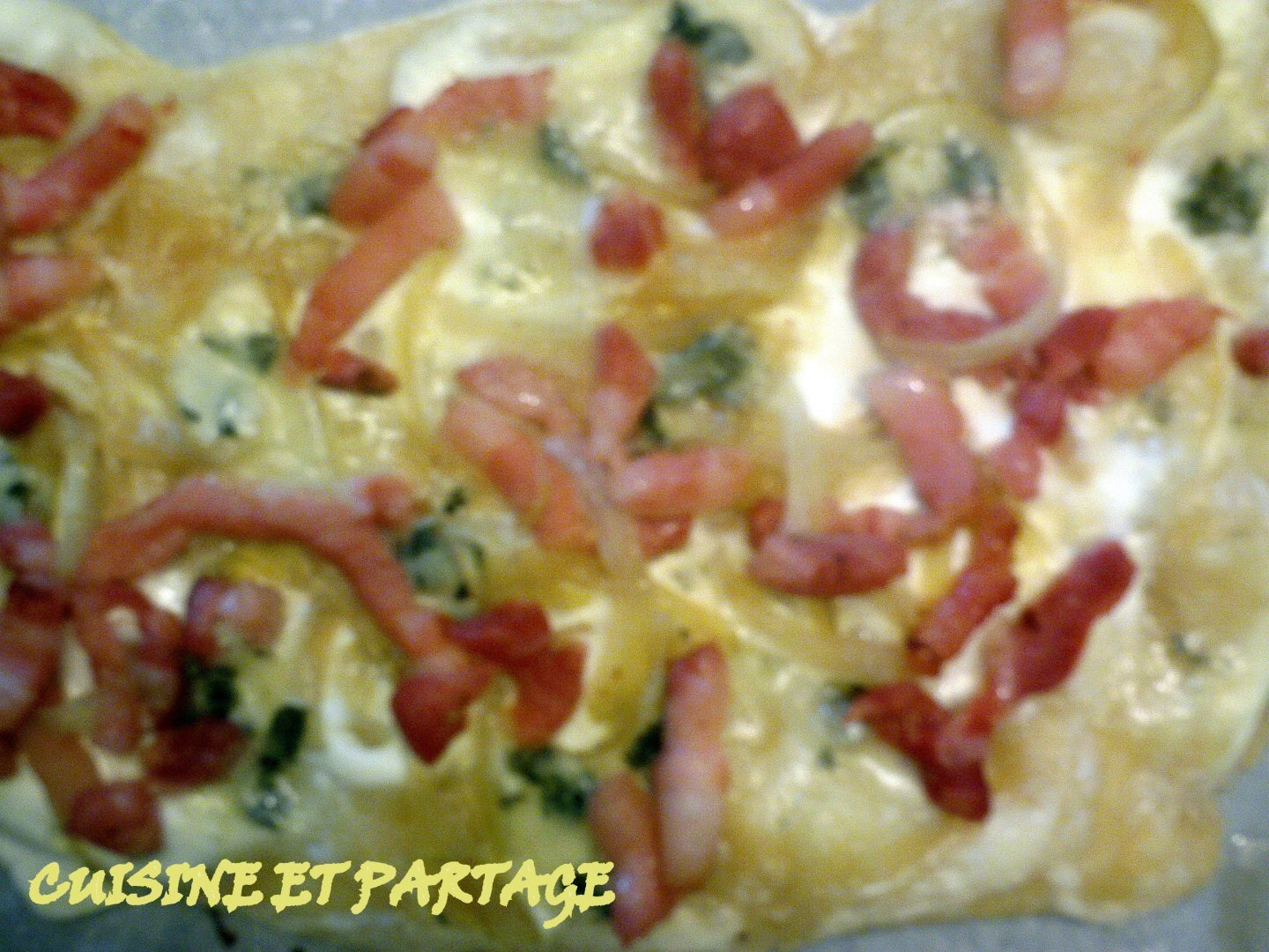 Recette de flammekueche poireaux-lardon-oignon