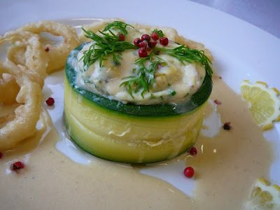 Flan de merlan, sauce au cidre - Recette Ptitchef