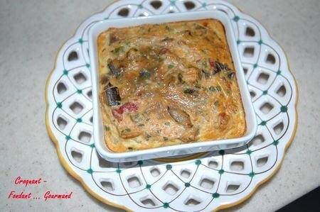 Recette de flan à la ratatouille savoureuse et colorée