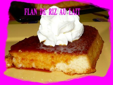 Recette de flan de riz au lait crémeux et savoureux