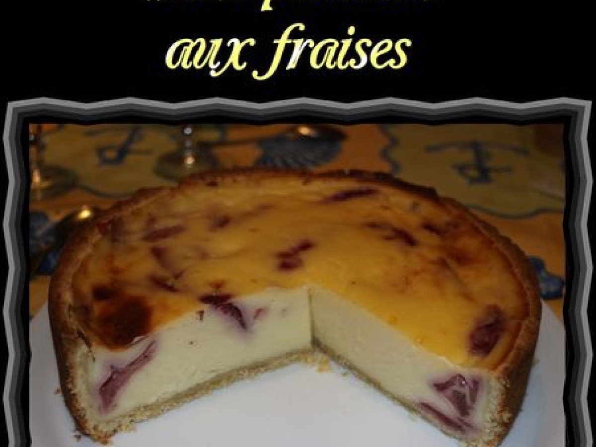 Recette de flan pâtissier aux fraises gourmandes