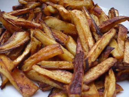 Recette : frites de panais épicées au four