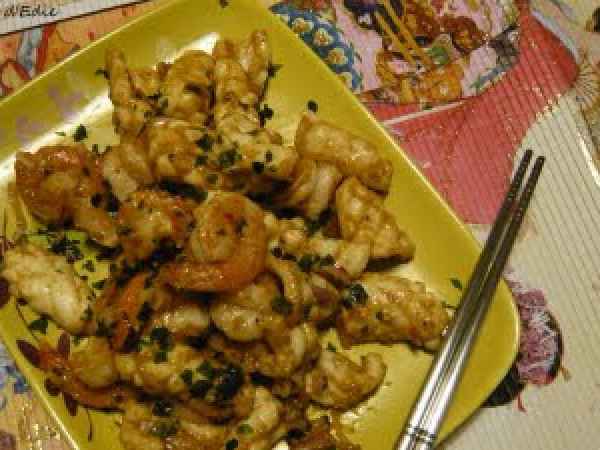 Recette de fruits de mer à la sauce piquante