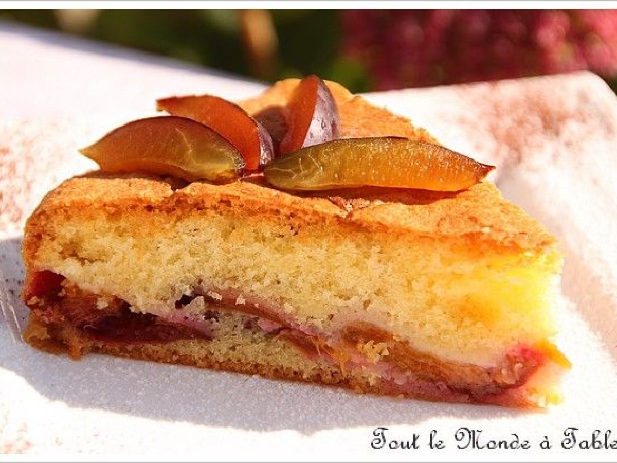 Recette de gâteau moelleux aux prunes délicieuses