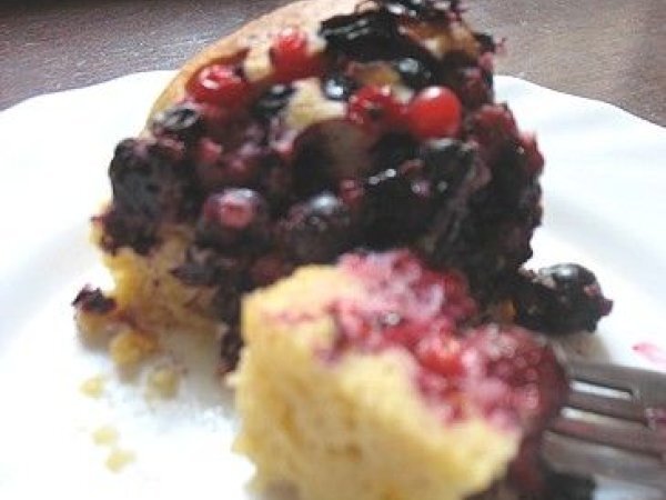 Recette de gâteau sans gluten citron amandes fruits rouges