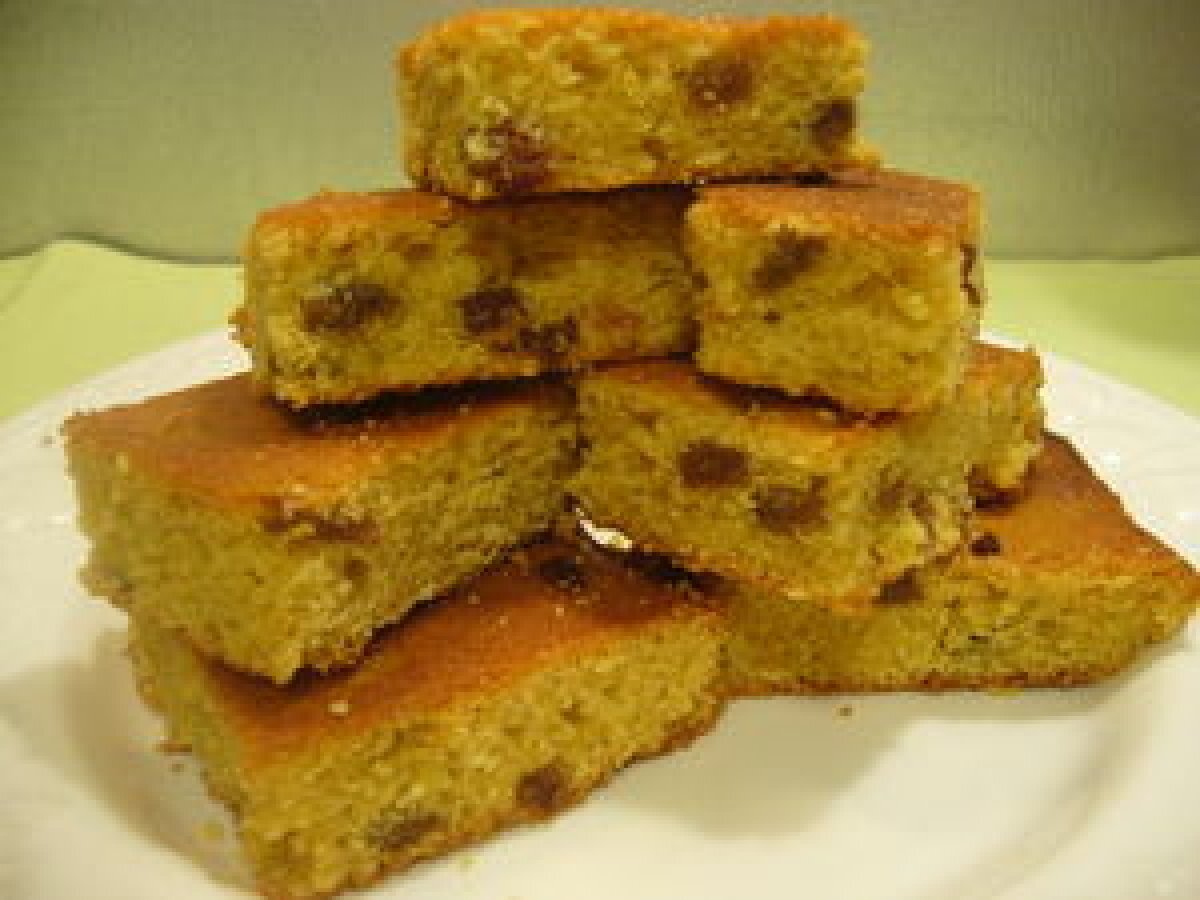 Recette de gâteau de maïs aux raisins secs
