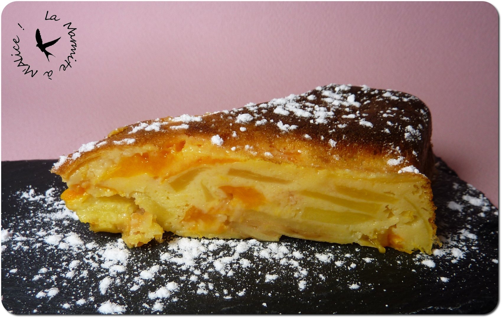 Recette de gâteau invisible pomme abricots
