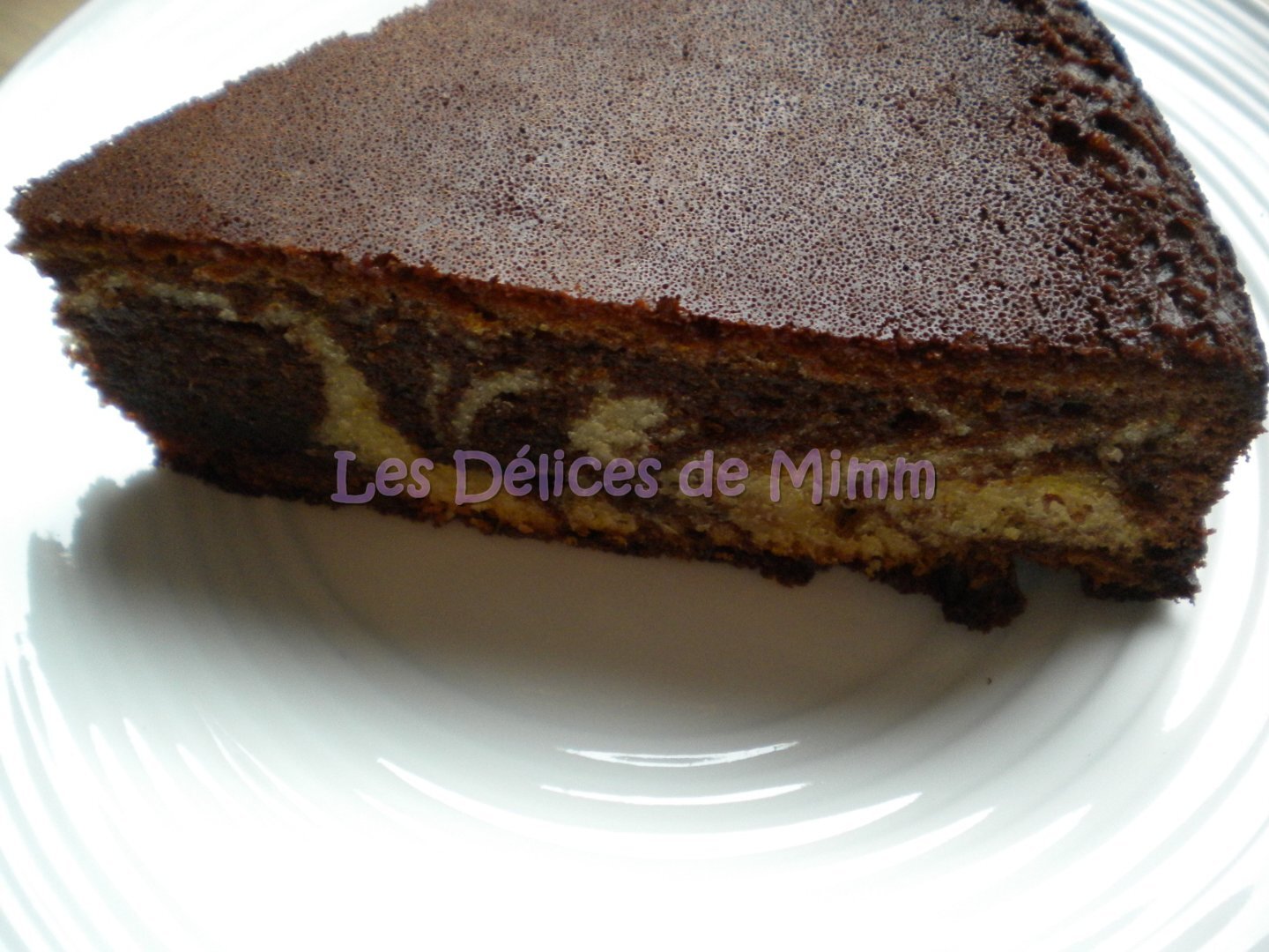 Recette de gâteau marbré au lait concentré