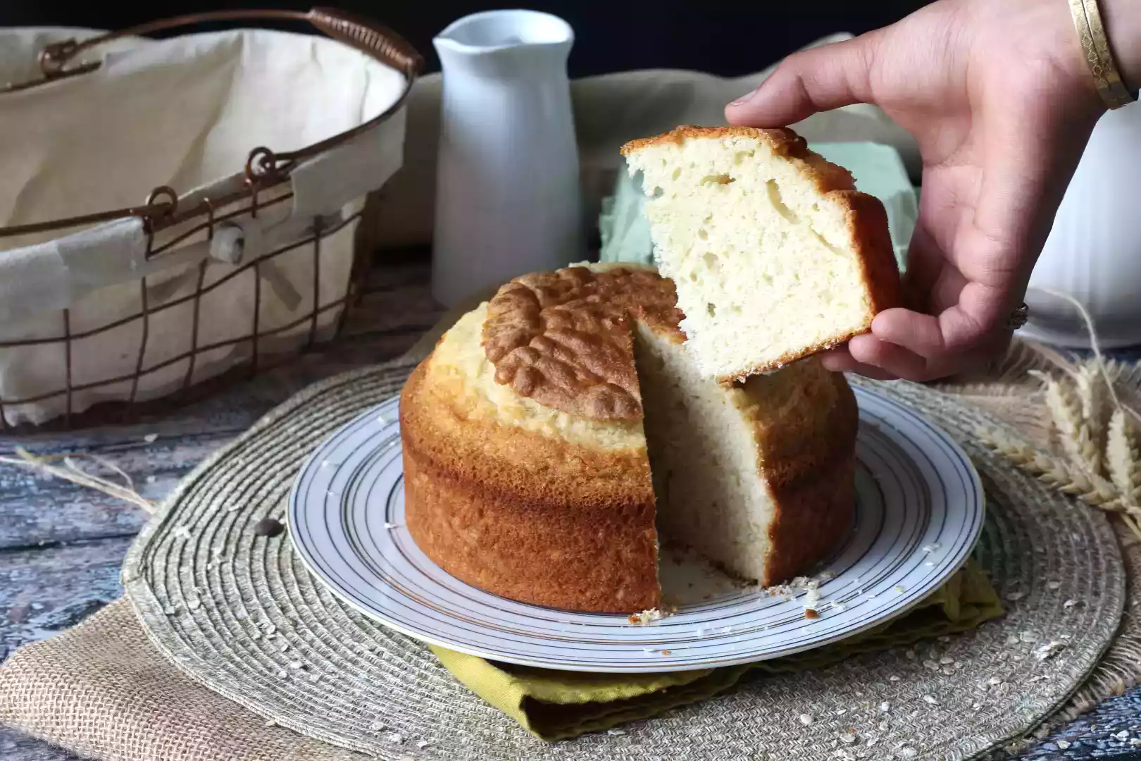 Recette de gâteau nature sans yaourt facile et rapide