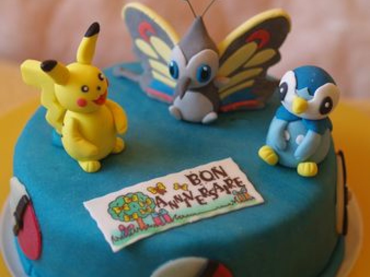 Recette de gâteau pokémon à la vanille et chocolat