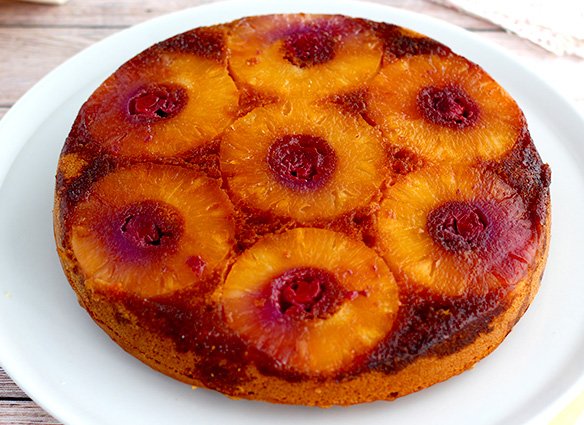 Recette facile de gâteau renversé à l'ananas