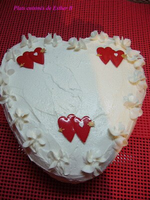 Recette de gâteau rouge pour la st-valentin