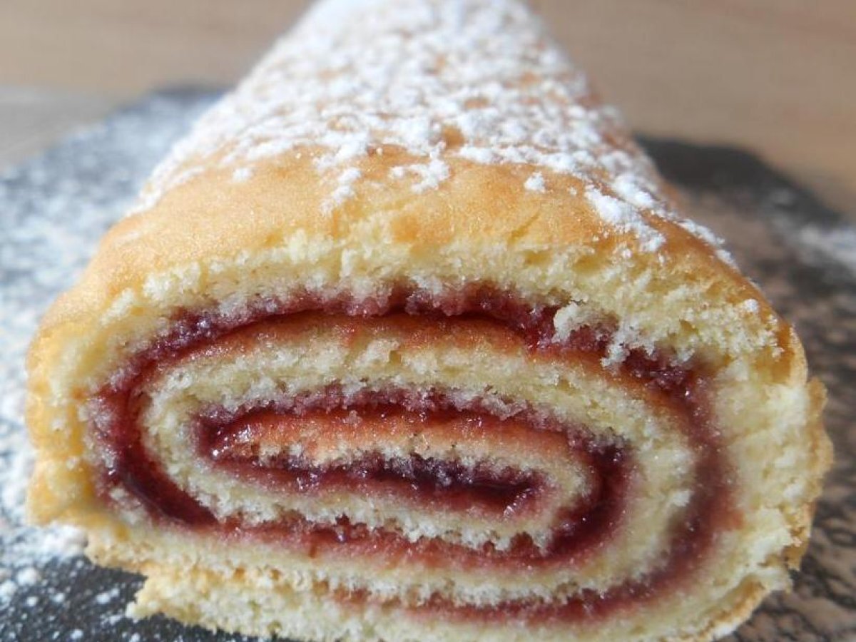 Recette de gâteau roulé à la confiture