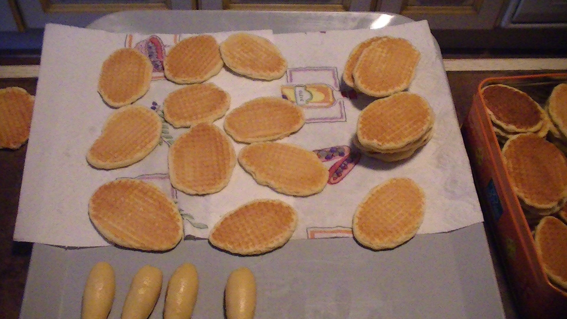 Recette de gaufrettes de nouvel an du nord