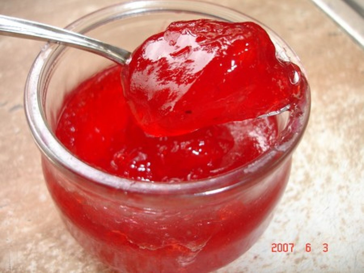 Recette de gelée de fraises et groseilles + photos