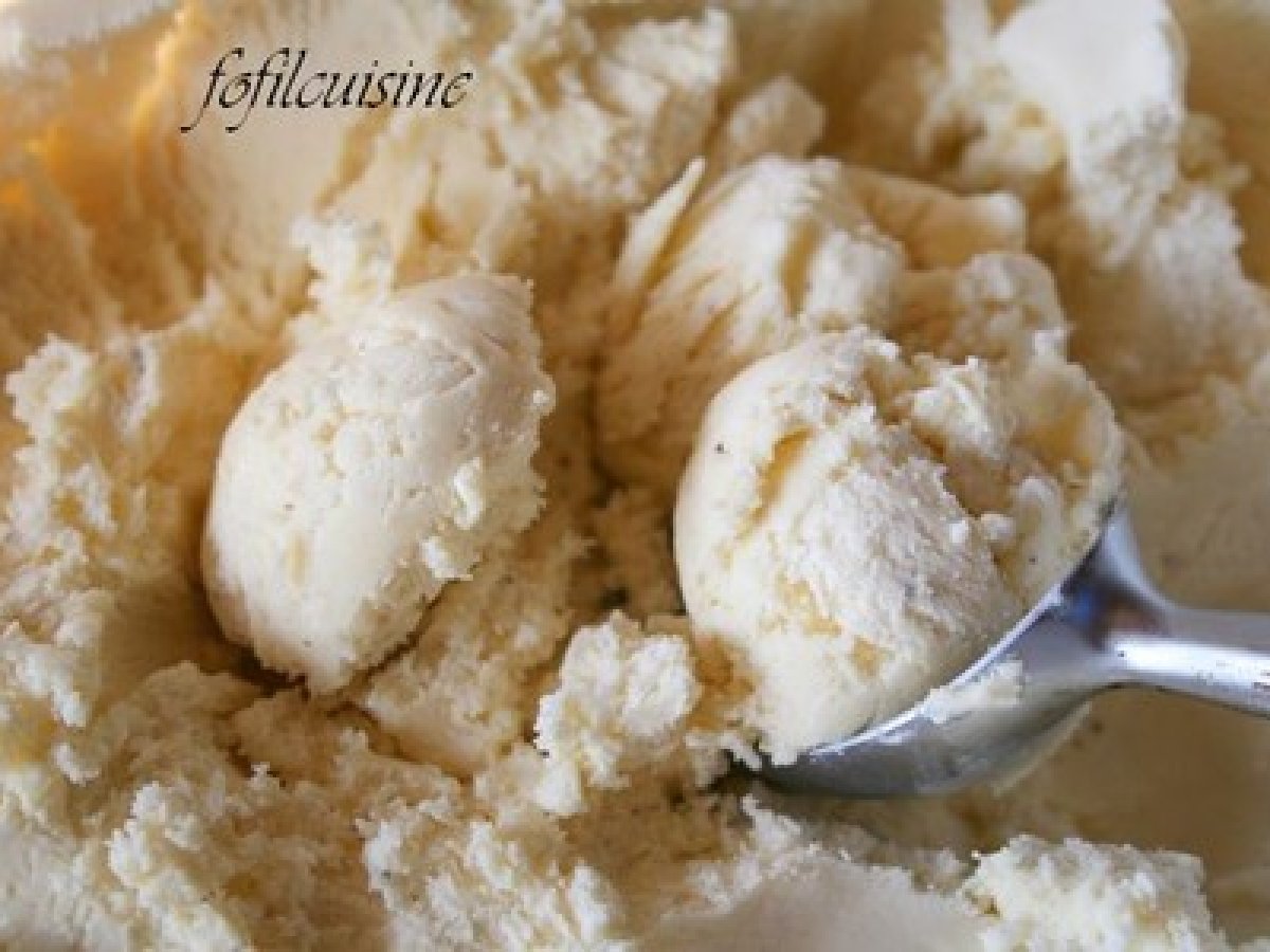 Recette de glace à la vanille au kitchenaid
