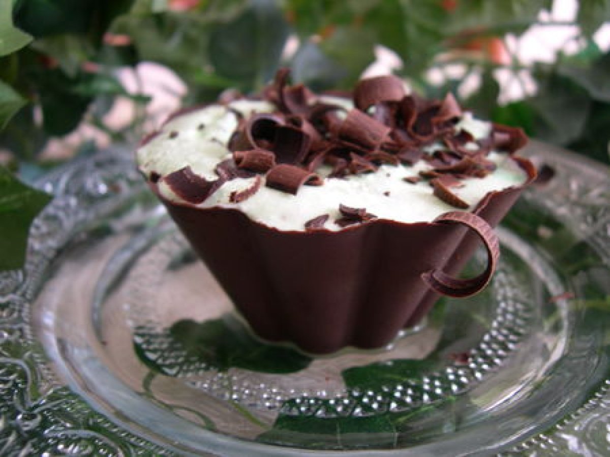 Recette de glace after eight parvé, caramel et chocolat