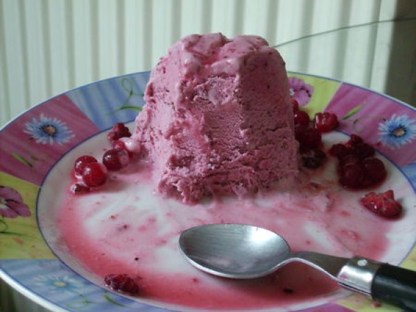 Recette de glace aux fruits rouges maison