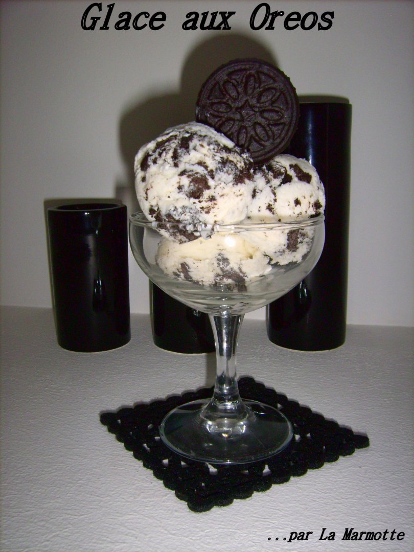 Glace aux oreos sans sorbetière