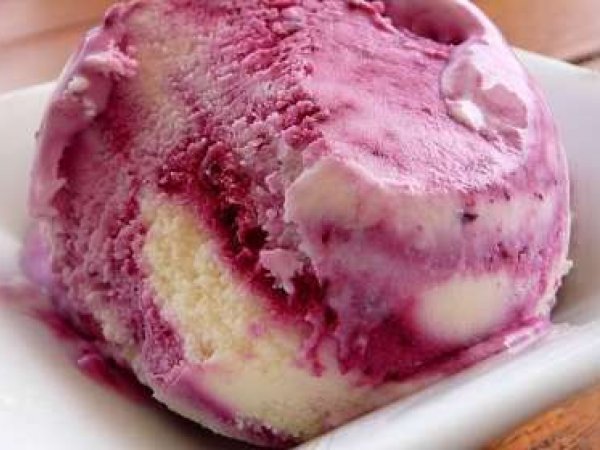 Recette de glace cassis fromage blanc, un délice
