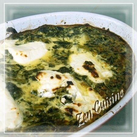 Recette de gratin d'épinards au chèvre