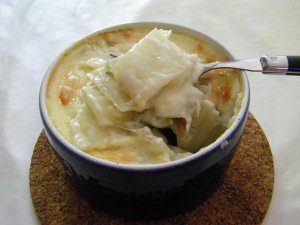 Recette de gratin de côtes de blettes au parmesan