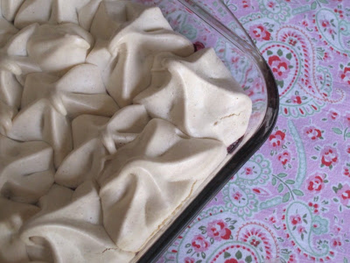 Recette de gratin de fruits rouges meringué