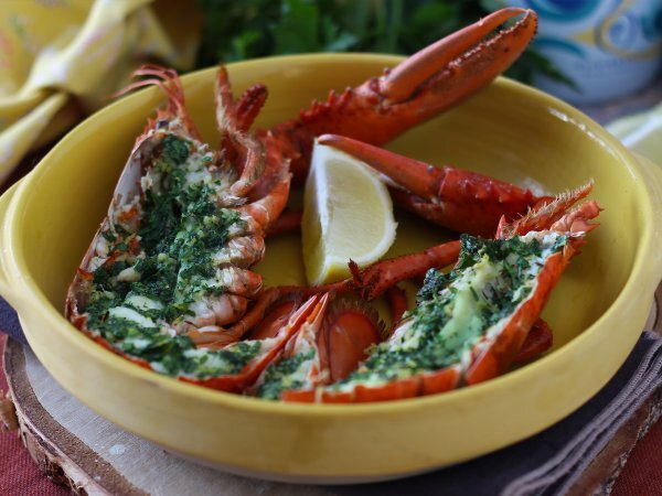 Recette de homard rôti à la persillade savoureuse