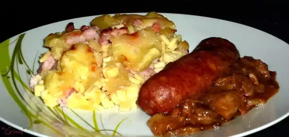 Recette savoyarde : diots aux cèpes et croziflette