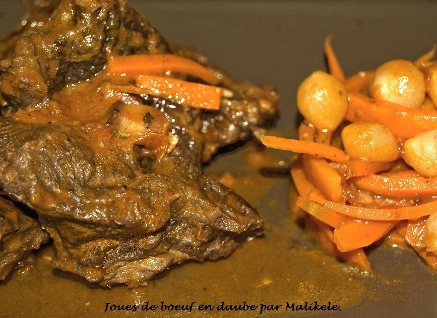 Recette de joues de boeuf en daube savoureuse et fondante